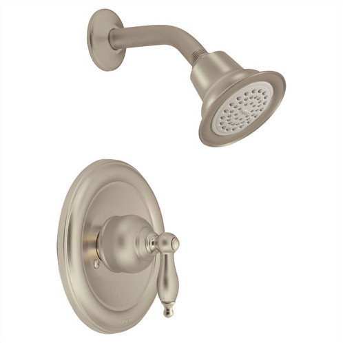 Moen Castleby Posi Temp Single Handle Shower Valve in Satine | Wayfair